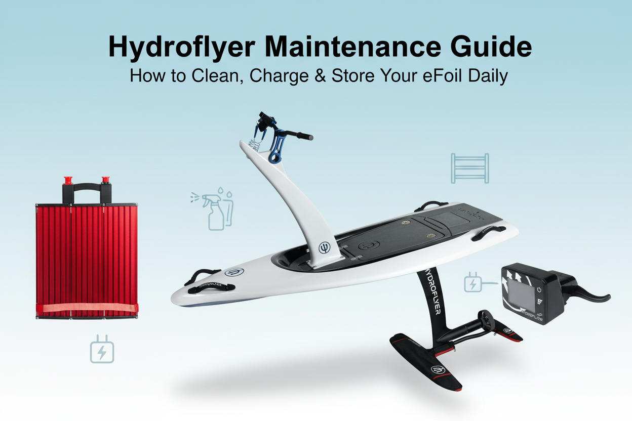 Hydroflyer Maintenance Guide: How to Clean, Charge & Store Your eFoil ...